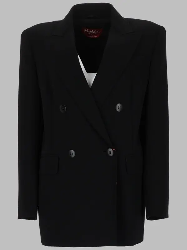 Max Mara Giacca Doppiopetto In Cady