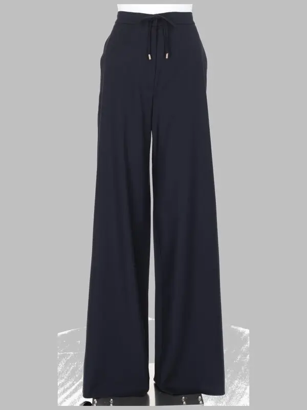 Max Mara Pantalone In Tela Di Lana Leggera