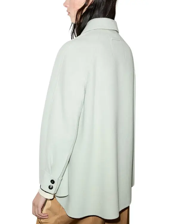 Max & Co. Saggina Double Woven Wool Short Coat