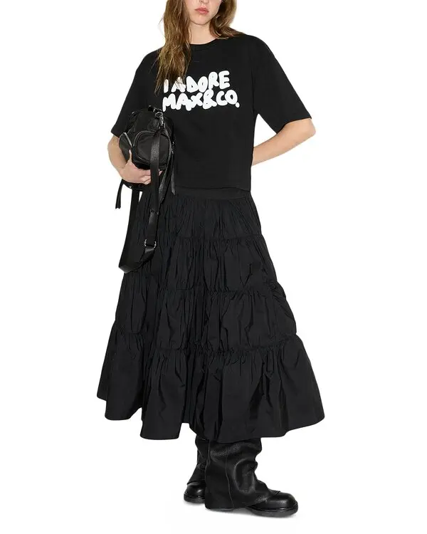Max & Co. Paraggi Cotton Slogan Tee