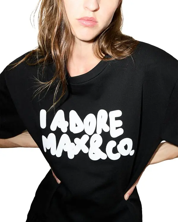 Max & Co. Paraggi Cotton Slogan Tee