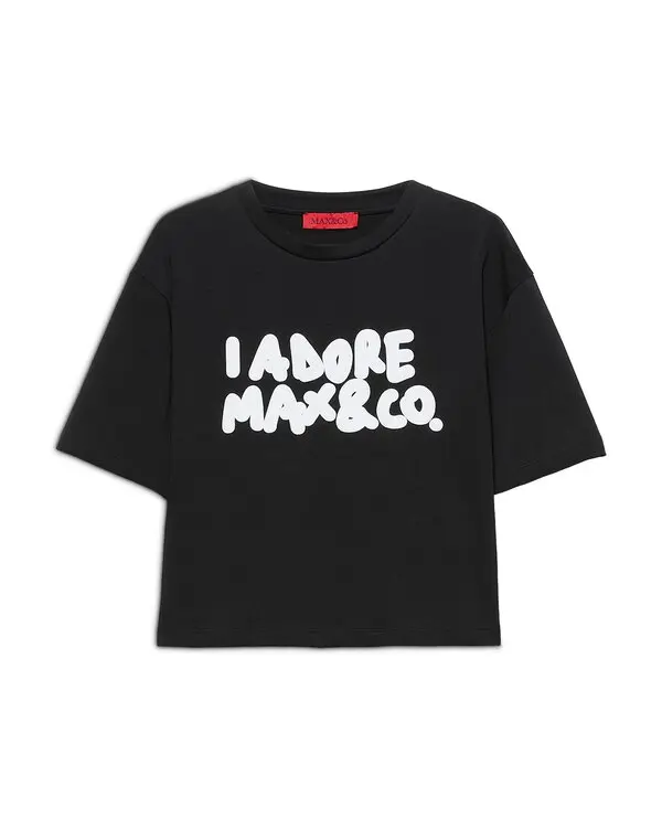 Max & Co. Paraggi Cotton Slogan Tee