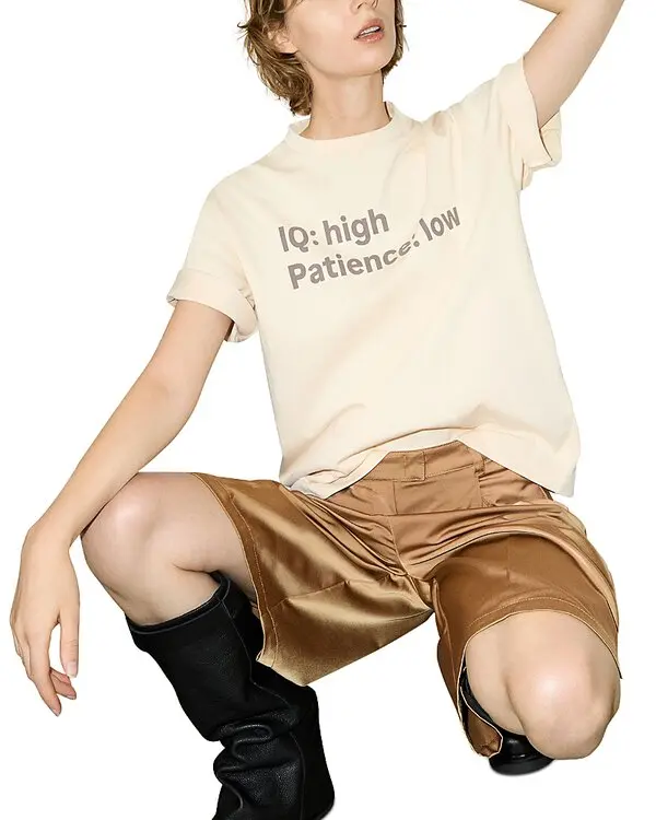 Max & Co. Talento Cotton Slogan Tee