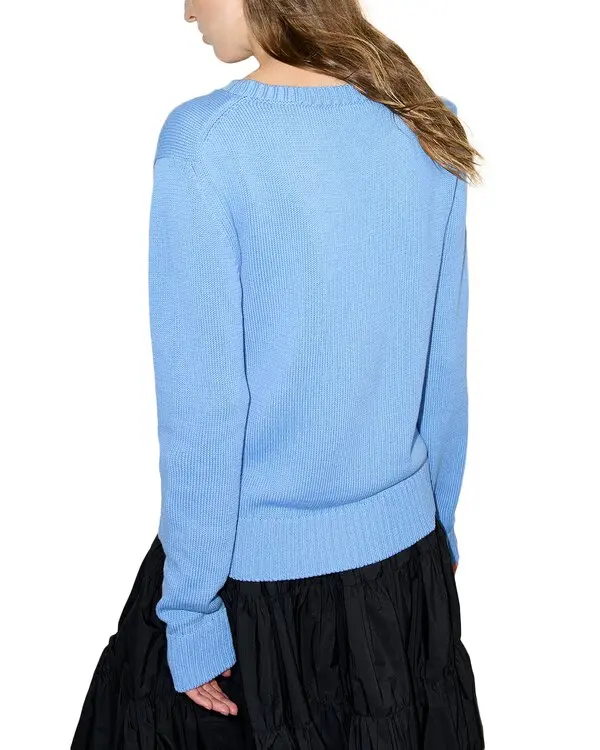 Max & Co. Eroso Cotton Sorry I'm Late Sweater