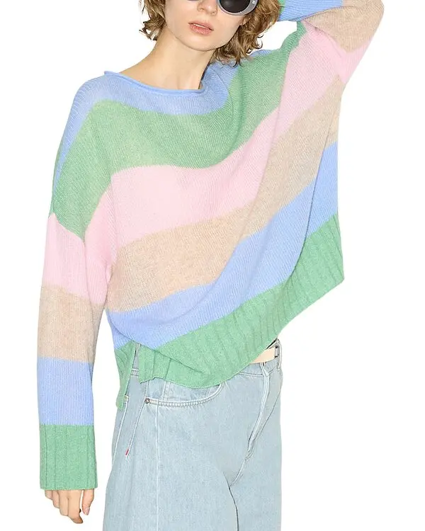 Max & Co. Stampa Stripe Oversized Sweater