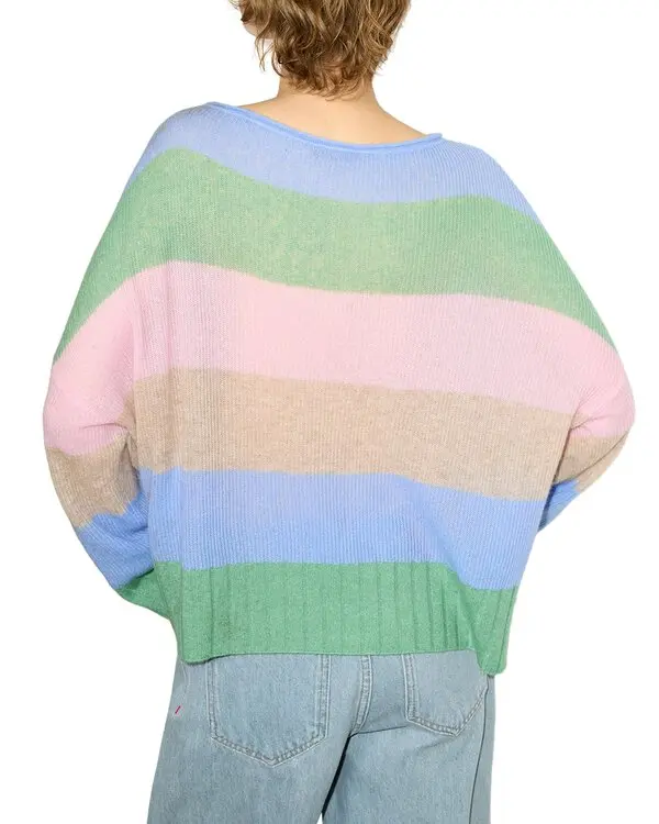Max & Co. Stampa Stripe Oversized Sweater