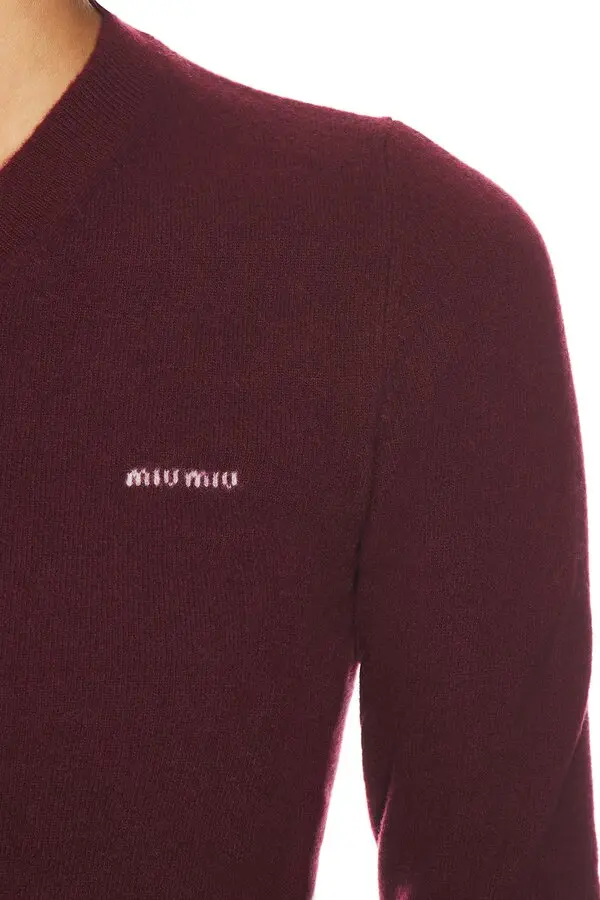 Miu Miu Wool Washed Sweater