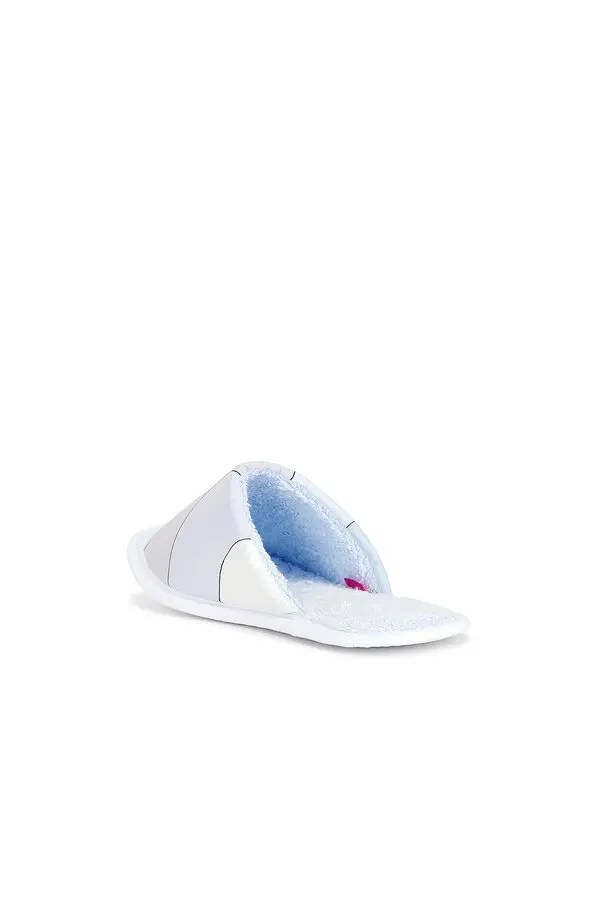 Emilio Pucci Silk Twill Slippers - Light Blue