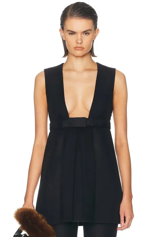 Miu Miu Lana Double Cerata Top