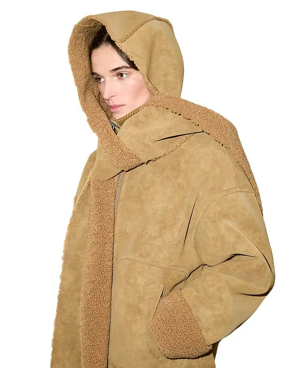 Max & Co. Mcacerchio Hood Scarf - Camel