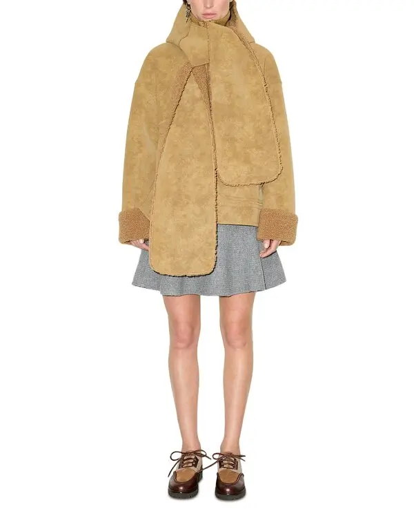 Max & Co. Mcacerchio Hood Scarf - Camel