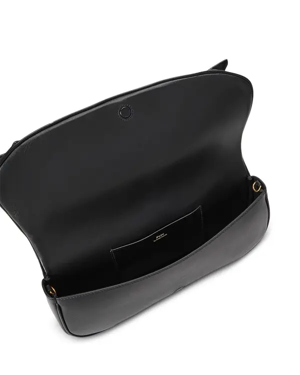 Polo Ralph Lauren Bellport Leather Bow Long-flap Clutch