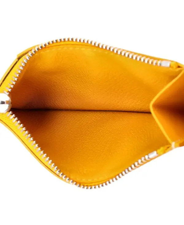 Goyard Bourbon Zipped Card Holder Coated Canvas