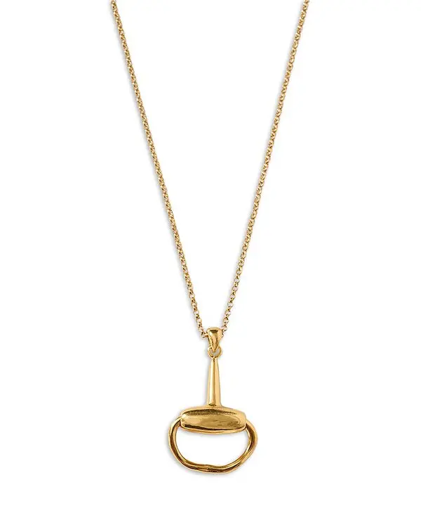 Chan Luu Horsebit Pendant Necklace, 17-19