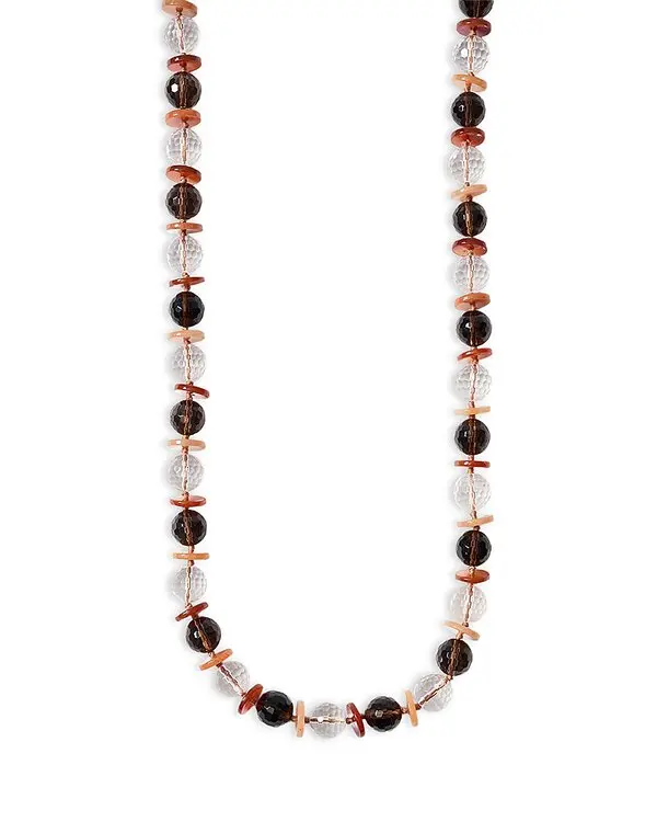 Chan Luu Discus Gemstone Beaded Strand Necklace, 37