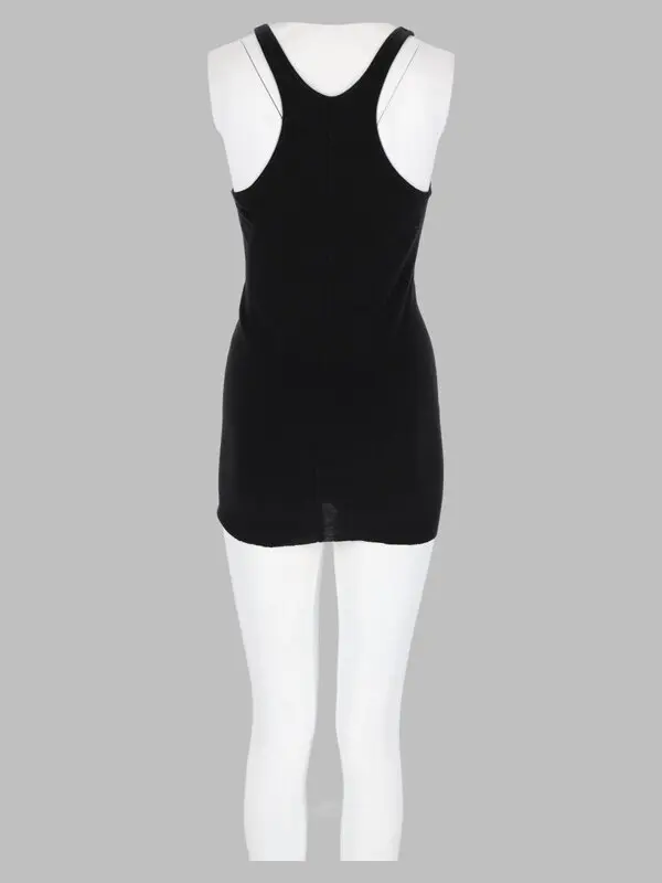 Rick Owens Tank Top Racer In Cotone