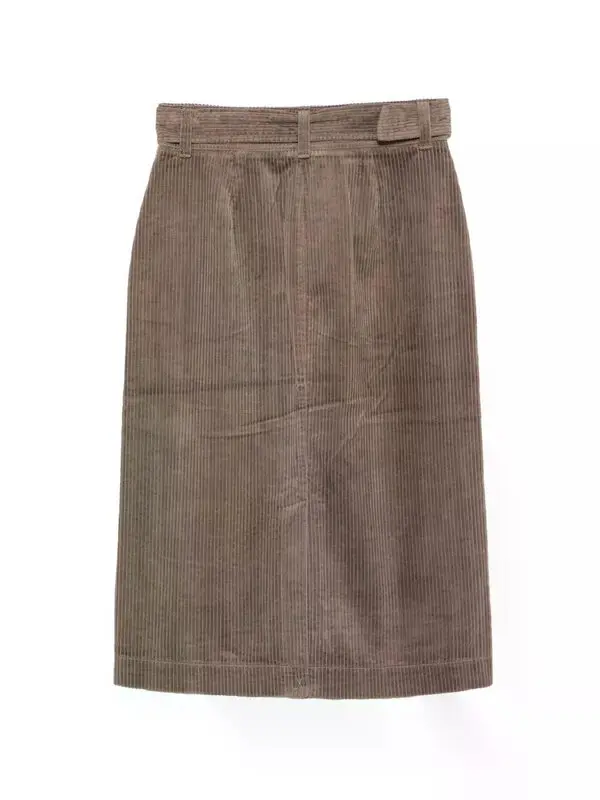 Marc O'polo Belted Corduroy Midi Skirt