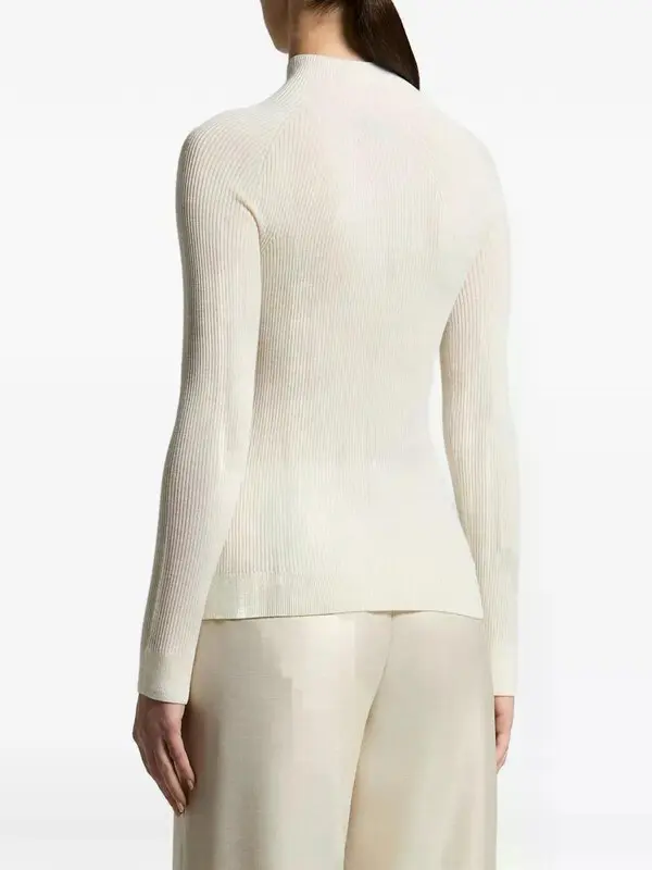Peserico Ribbed-knit High-neck Sweater