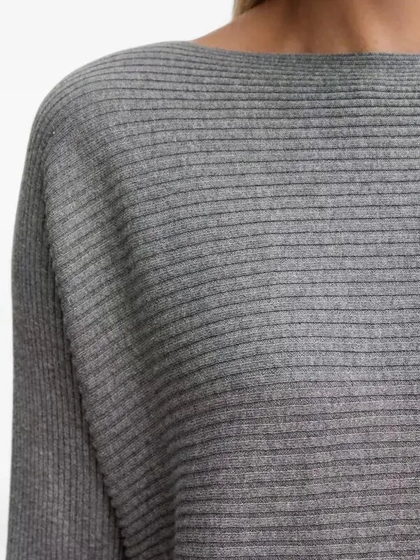 BENETTON Ribbed-knit Boat-neck Sweater