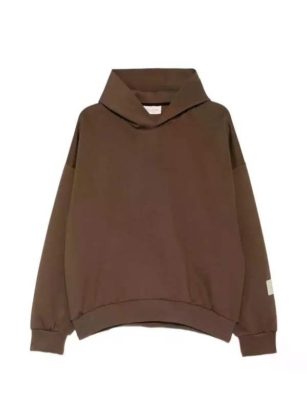 YES LONDON Logo-patch Hoodie