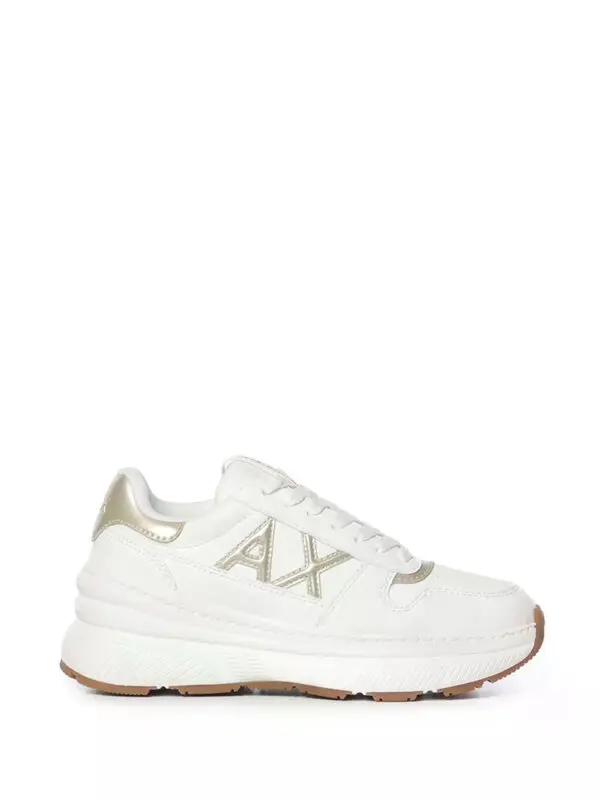 Armani Exchange Logo-patch Chunky-sole Sneakers - White