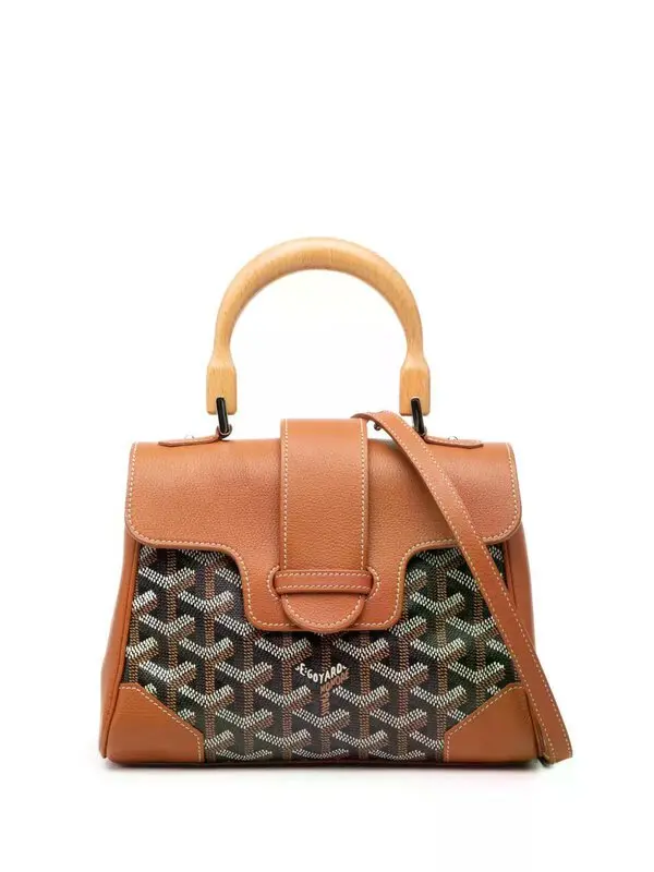 Goyard 2020 Mini Goyardine Saigon Souple Satchel