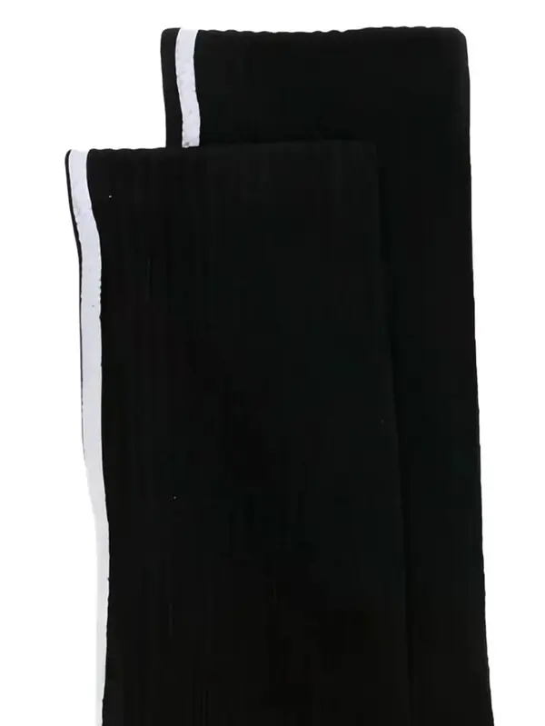 THOM KROM Side-stripe Logo-print Socks