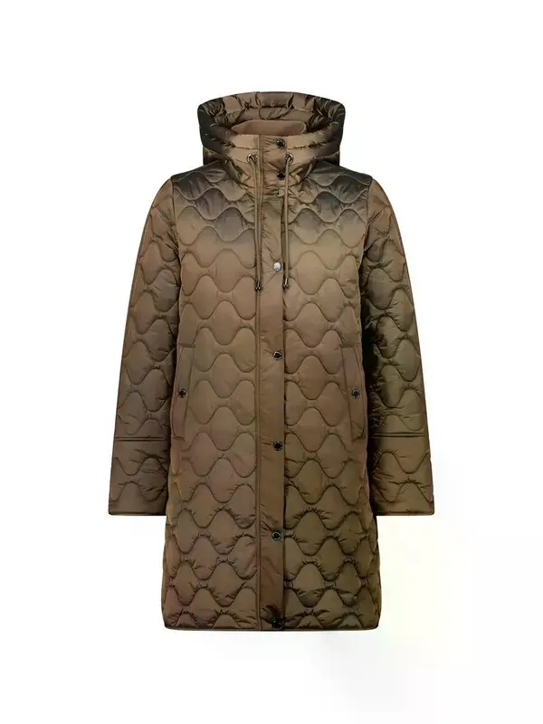 BETTY BARCLAY Quilted Hooded Coat