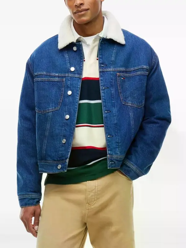 Tommy Hilfiger Teddy-collar Denim Jacket