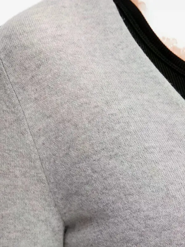 BENETTON V-neck Raglan-sleeve Sweater