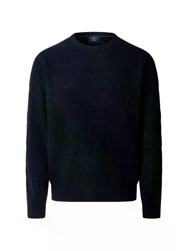 HACKETT  London Cable-knit Lambswool Sweater