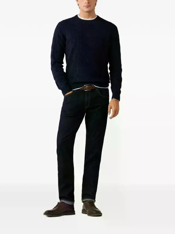 HACKETT  London Cable-knit Lambswool Sweater