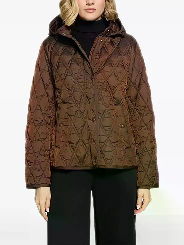 BETTY BARCLAY Quilted Hooded Jacket