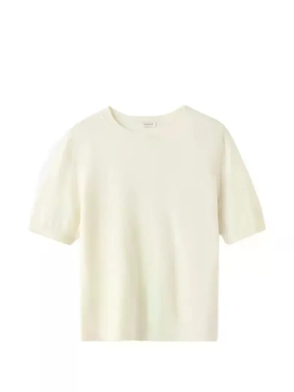 Almada Label Paloma Fine-knit Short-sleeve Sweater - Neutrals