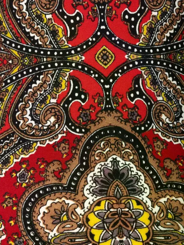 Alice + Olivia Delaina Paisley-print Top - Red
