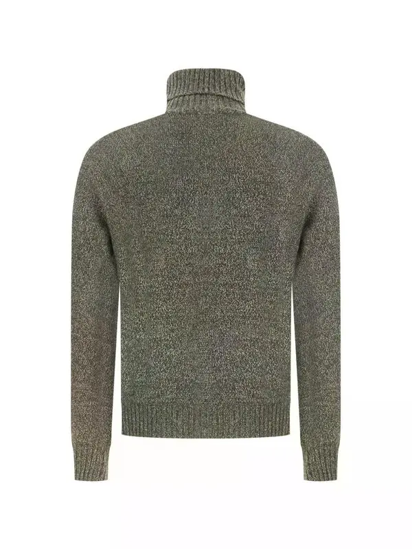 PANICALE Diamond-knit Roll-neck Sweater