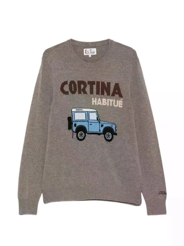 MC2 SAINT BARTH Heron Intarsia-knit Sweater