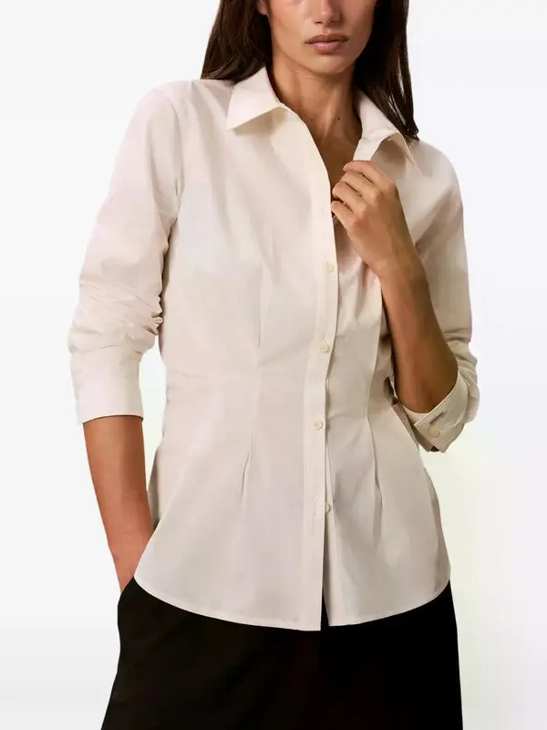 Calvin Klein Pleated Long-sleeve Shirt