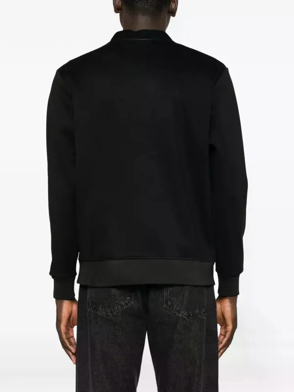 YES LONDON Contrast-panel Press-stud Cardigan