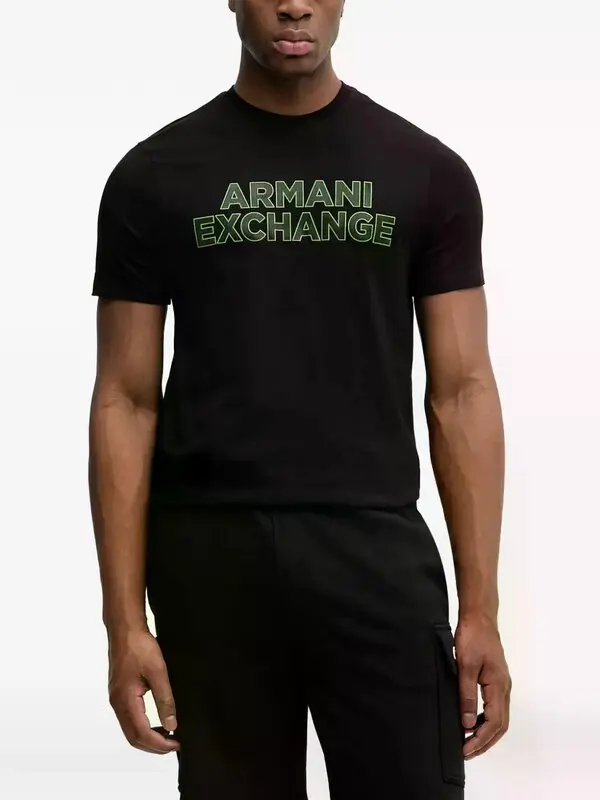 Armani Exchange Logo-print Slim-fit T-shirt