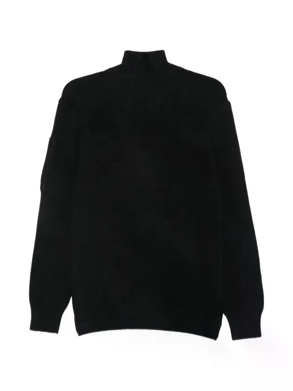 C.P. COMPANY Quarter-zip Lens-detail Sweater