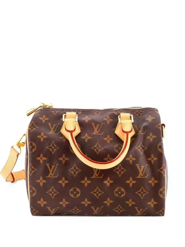 LOUIS VUITTON Speedy Bandouliere Bag Monogram Canvas 25 Satchel