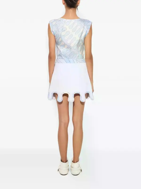 Emilio Pucci Leocorno-print Silk Top