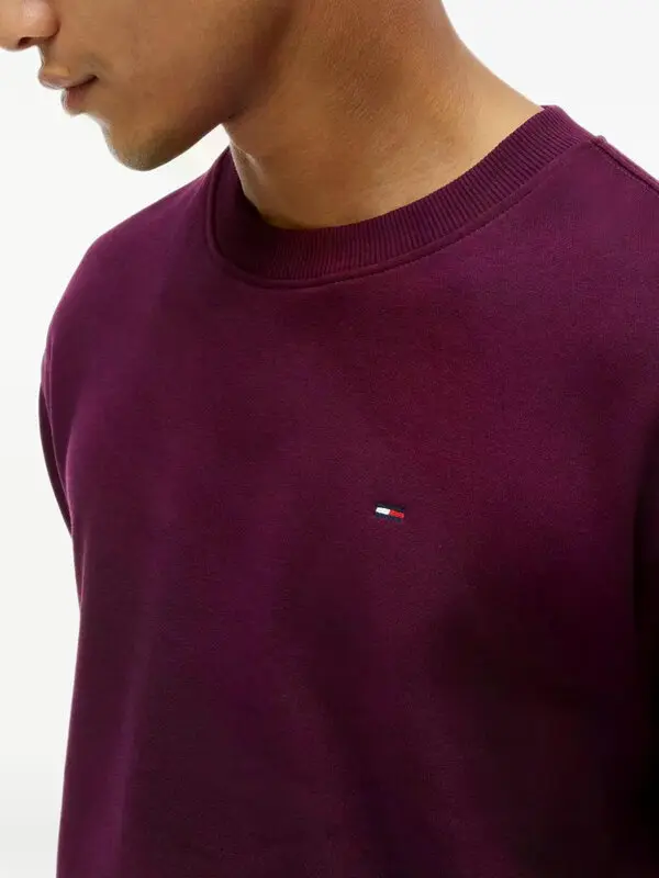 Tommy Hilfiger Logo-embroidered Crew-neck Sweater