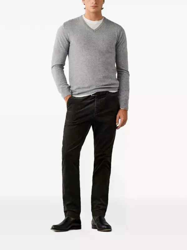 HACKETT  London V-neck Elbow-patch Sweater