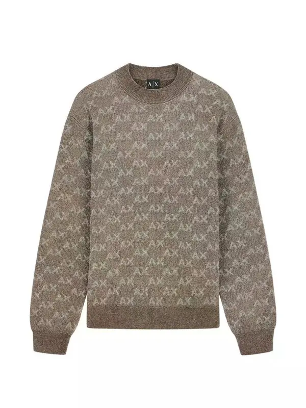 Armani Exchange Logo-monogram Knit Sweater