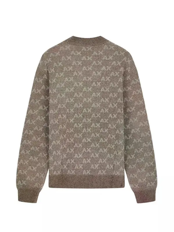 Armani Exchange Logo-monogram Knit Sweater