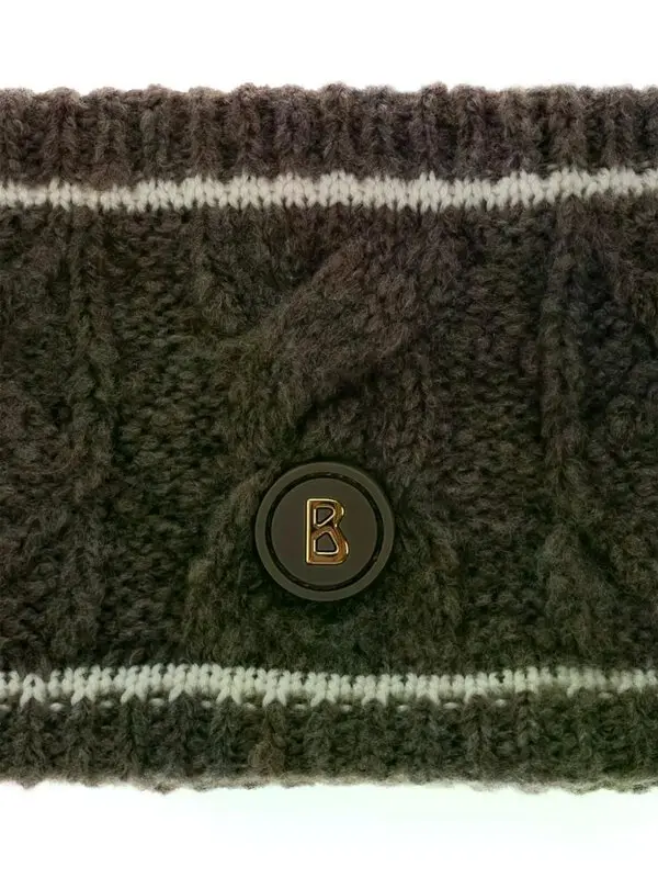 Bogner Cable-knit Striped Headband