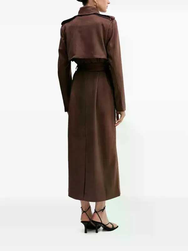 Bardot Double-breasted Belted Coat