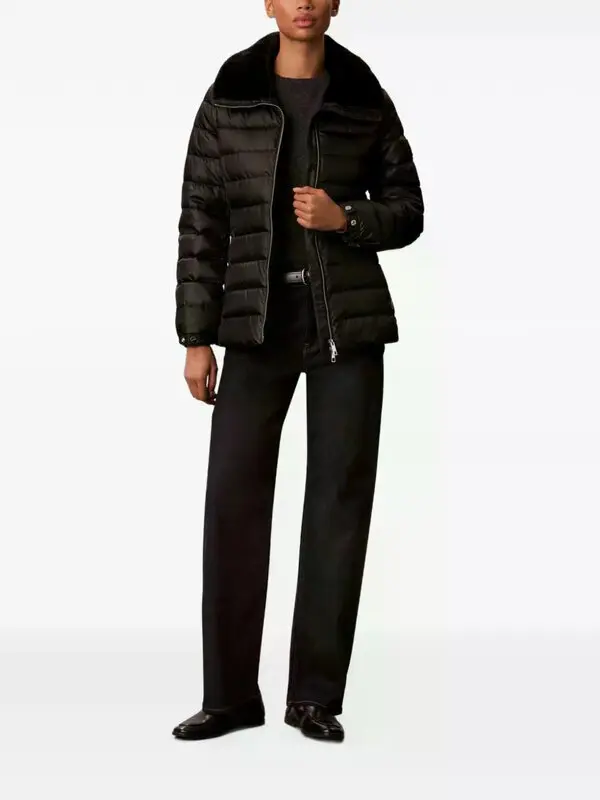 Calvin Klein Faux-fur-trim Quilted Jacket